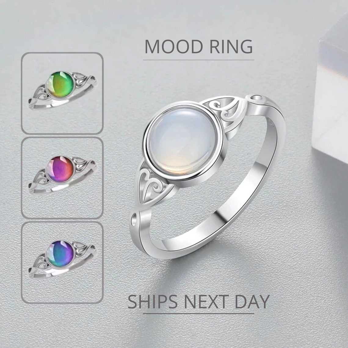 Mood Ring Kids Mood Ring Mood Rings Emotion Vintage Ring - Etsy
