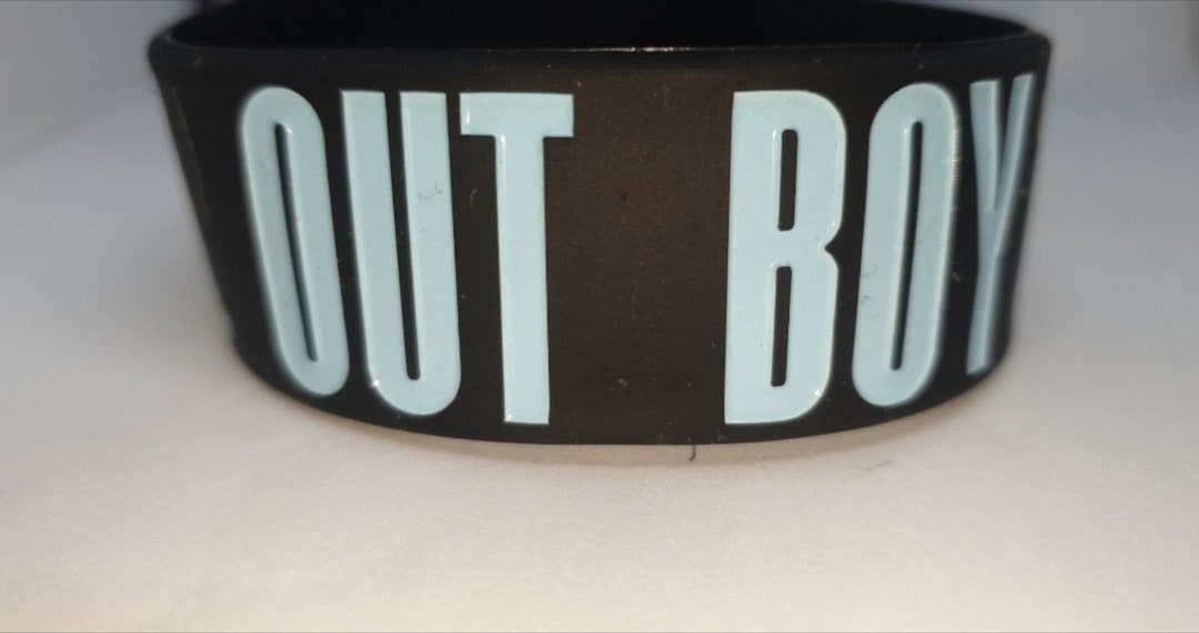 FOB fall Out Boy Bracelet/wristband - Etsy