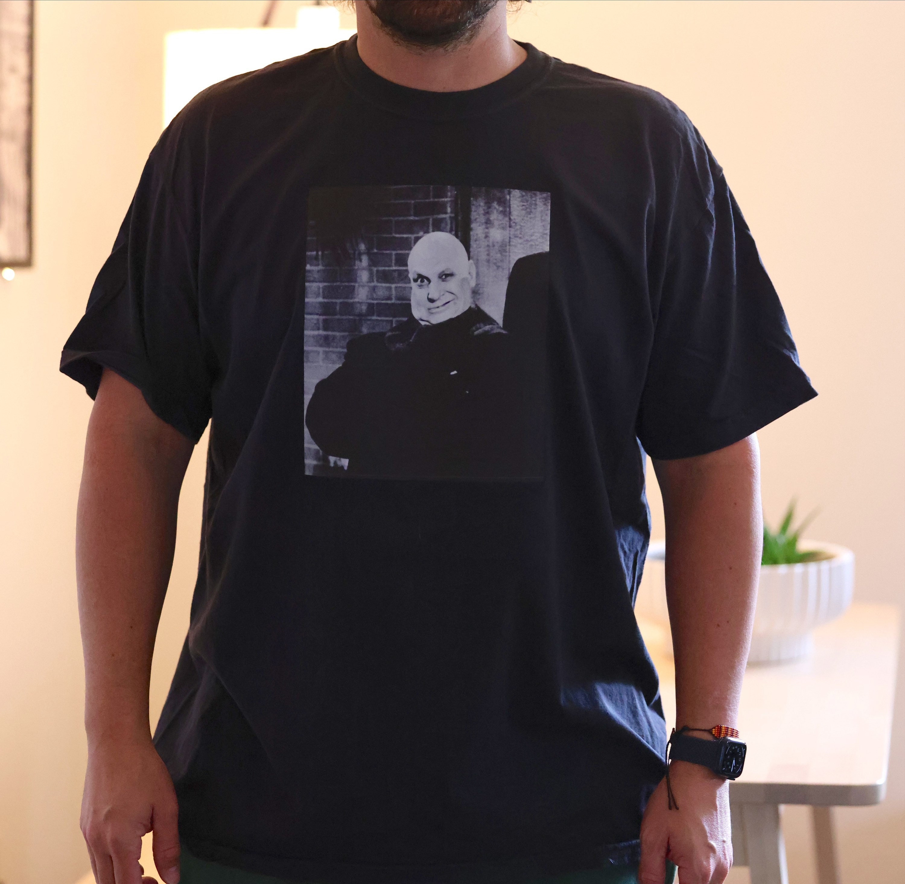 Uncle Fester T-shirt/ Addams Family T-shirt - Etsy