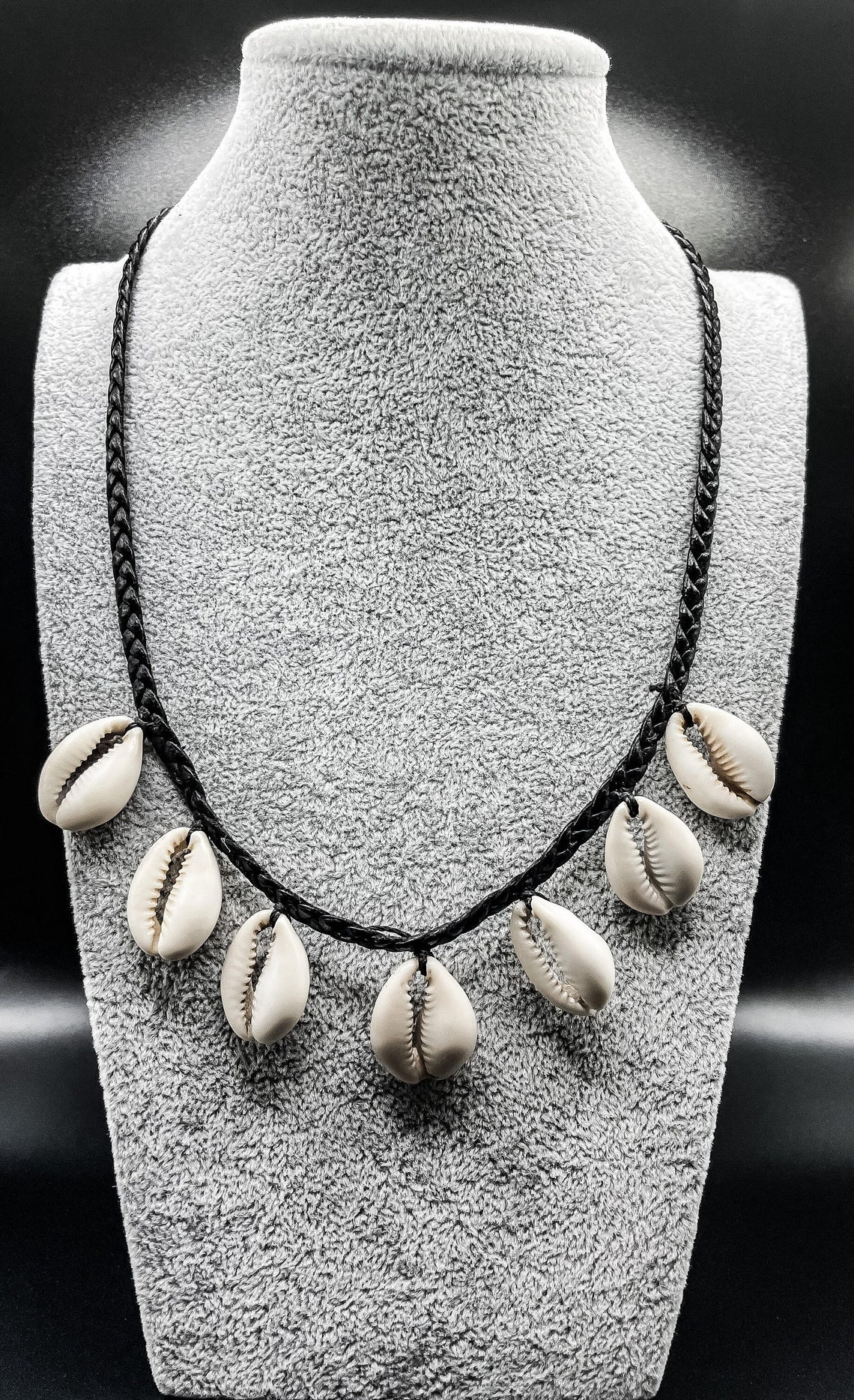 Natural Cowrie Shell Necklace, Cowrie Shell Choker, Cowrie Necklace ...