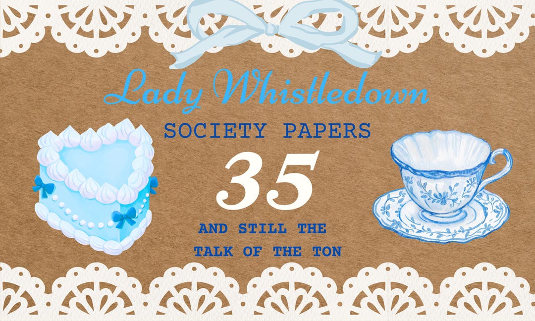 Regency-inspired Birthday Banner - Etsy Canada