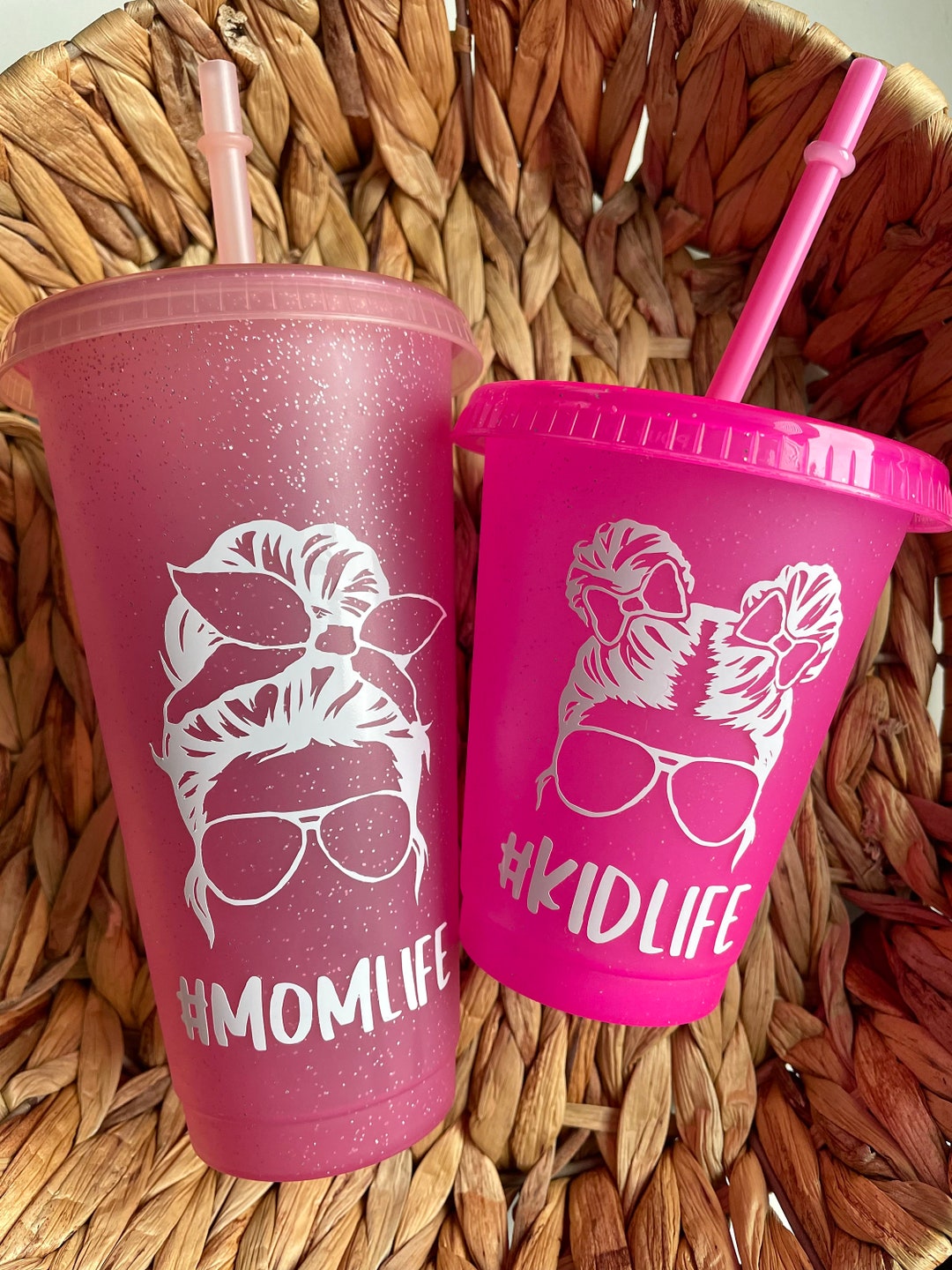 Mom Life Kids Life Color Changing Cups Set, momlife, Mothers Day Gift ...