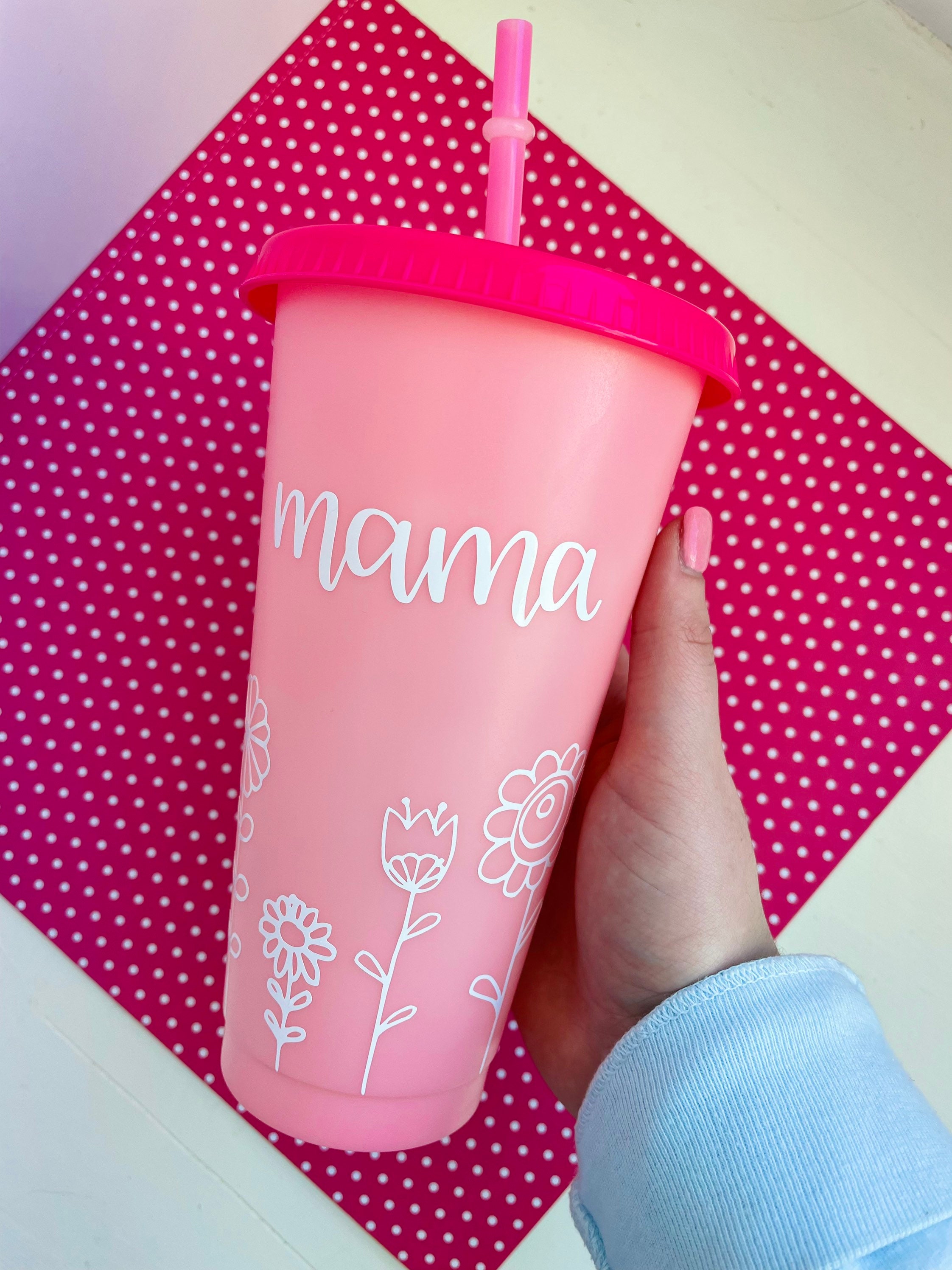 Home & Living Drink & Barware Custom Made Girl Mama Color Changing Cup ...