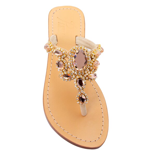 Rhinestone Sandals - Etsy