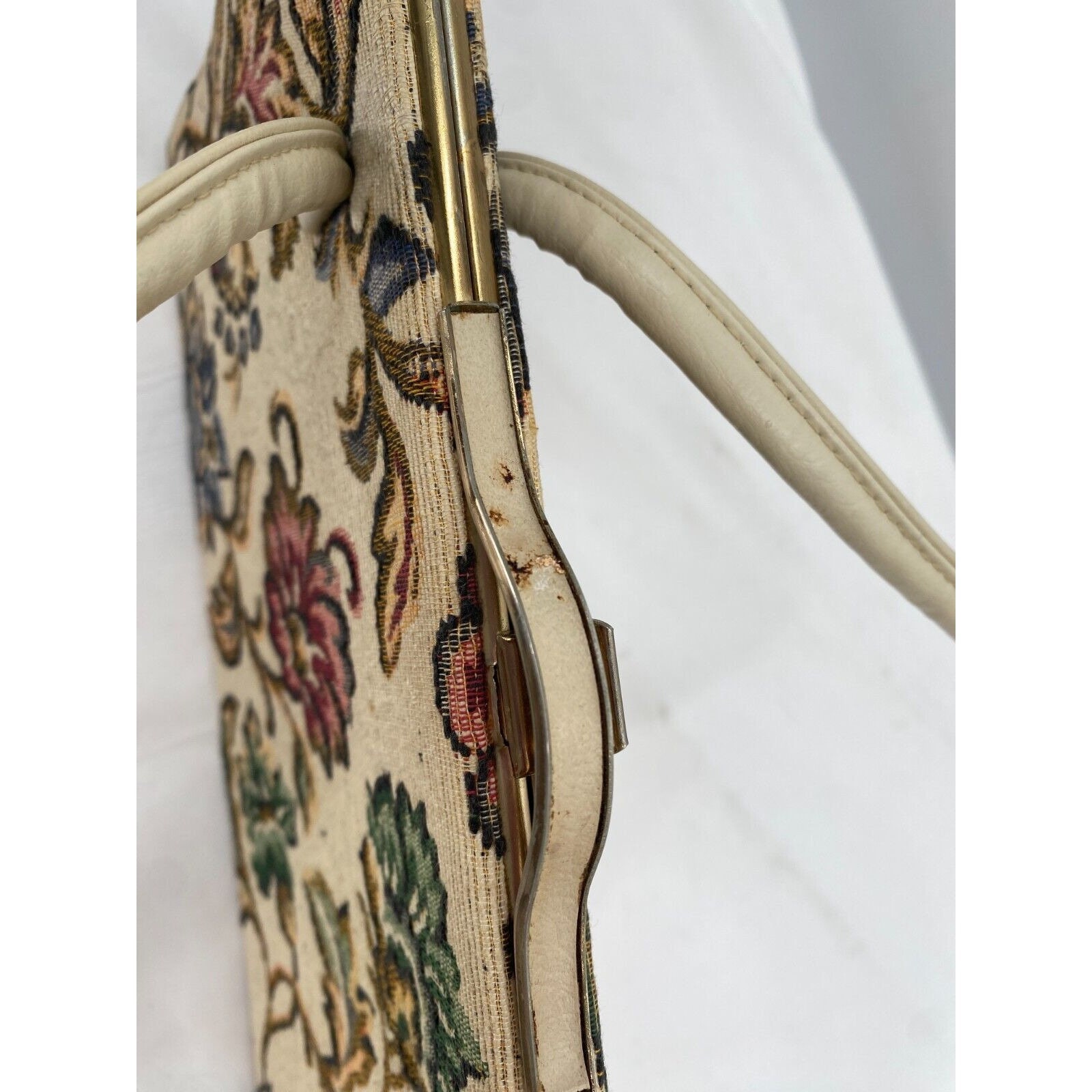 Vintage 60a JR Canada Needlepoint Tapestry Bag Tote - Etsy