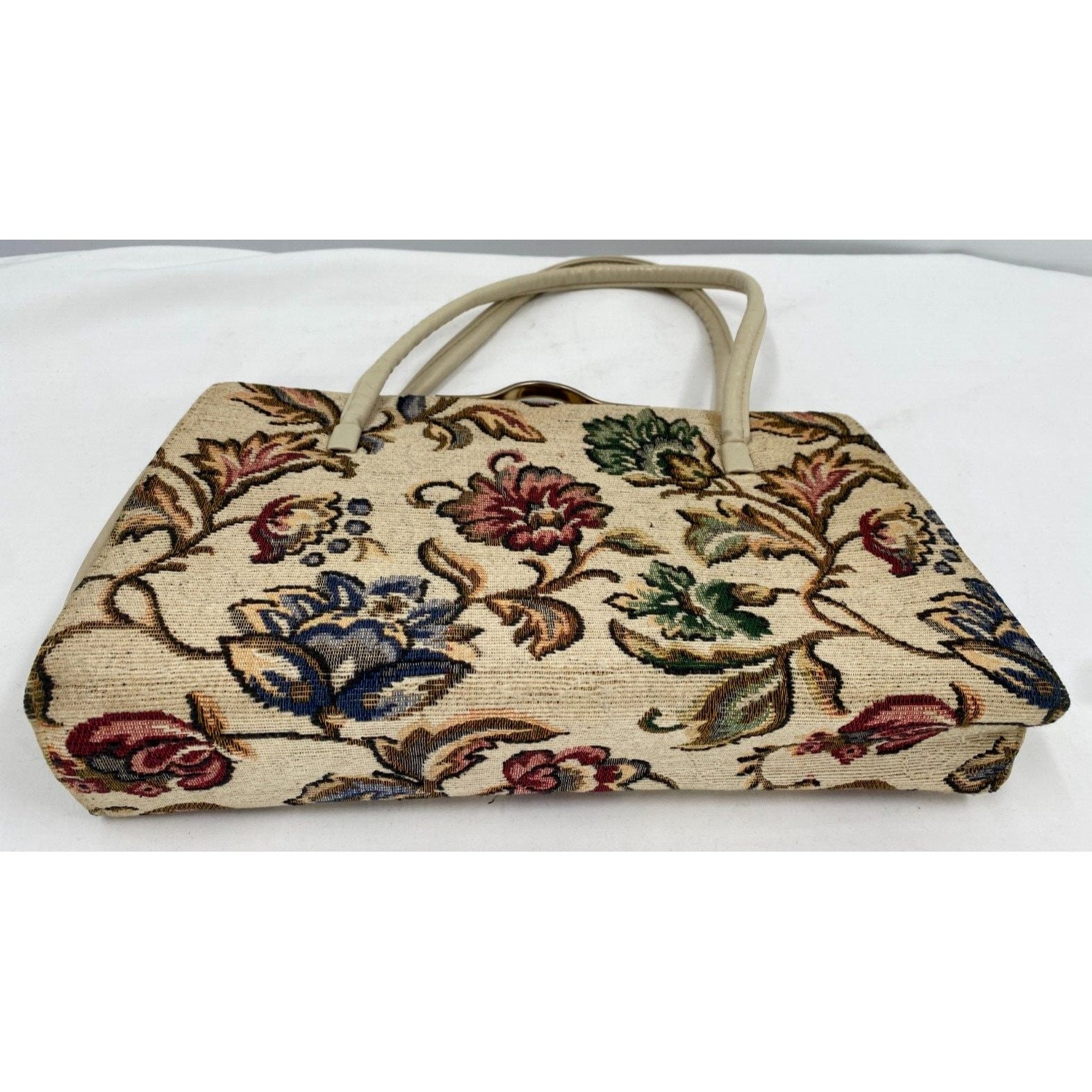 Vintage 60a JR Canada Needlepoint Tapestry Bag Tote - Etsy