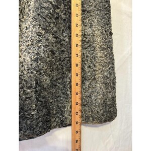 Vintage Canada Made Gray Karakul Curly Persian Lamb Fur Coat Jacket ...