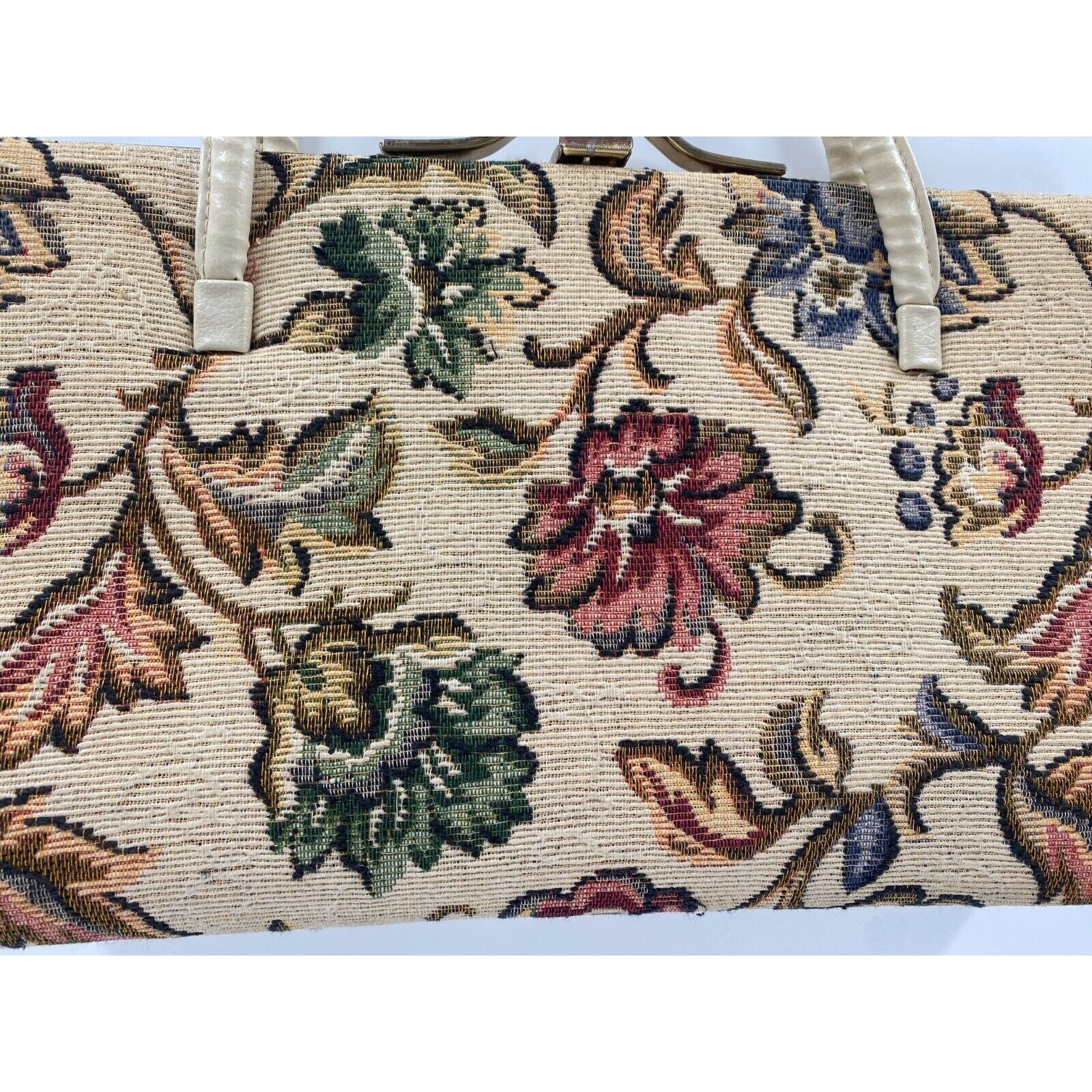 Vintage 60a JR Canada Needlepoint Tapestry Bag Tote - Etsy
