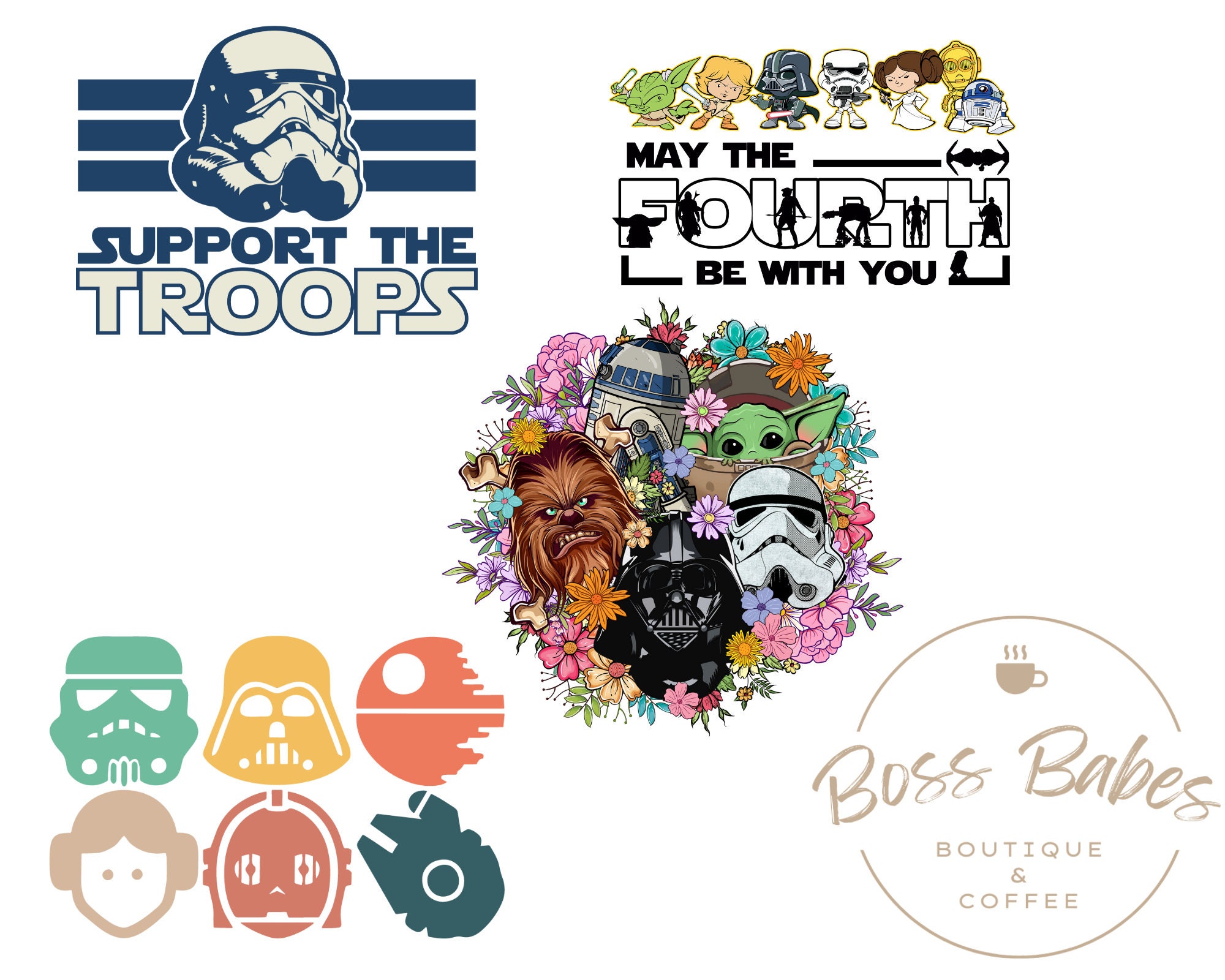 Star Wars PNG and 20oz Tumbler Wrap Bundle - Etsy