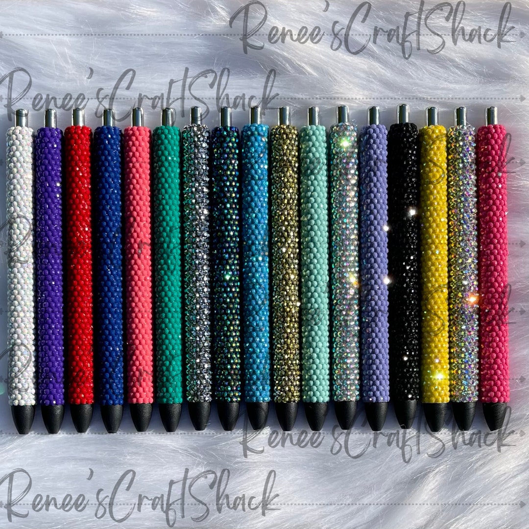 Rhinestone Inkjoy Gel Gem Pens Bling Gem Pen - Etsy