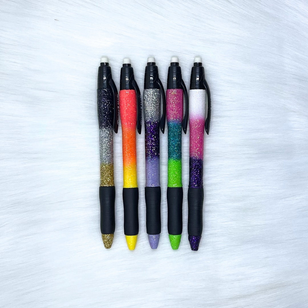 Tri-color Glitter Mechanical Pencil Personalized Mechanical - Etsy
