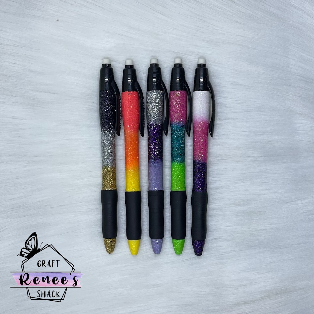 Tri-color Glitter Mechanical Pencil Personalized Mechanical Pencil ...