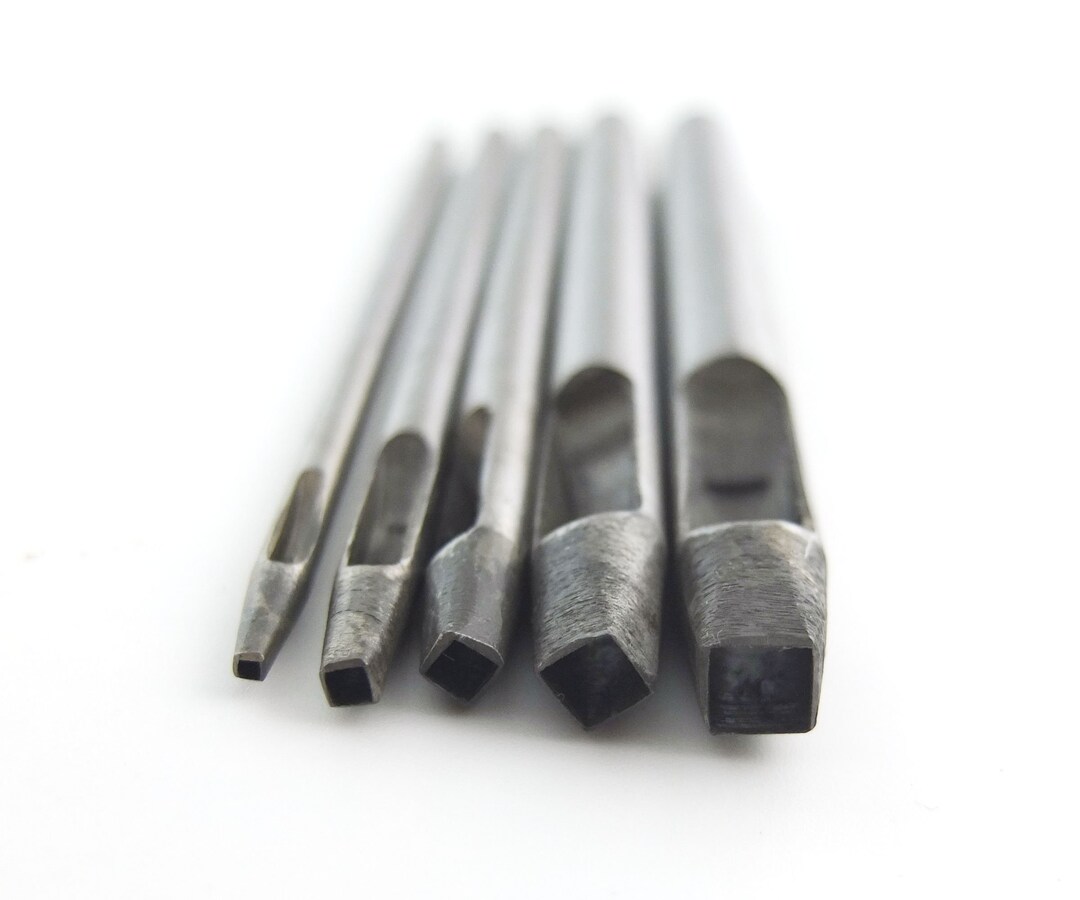 Square Hole Steel Punch 3 4 5 6 7mm Leather Cutter Tool Hollow Belt for ...