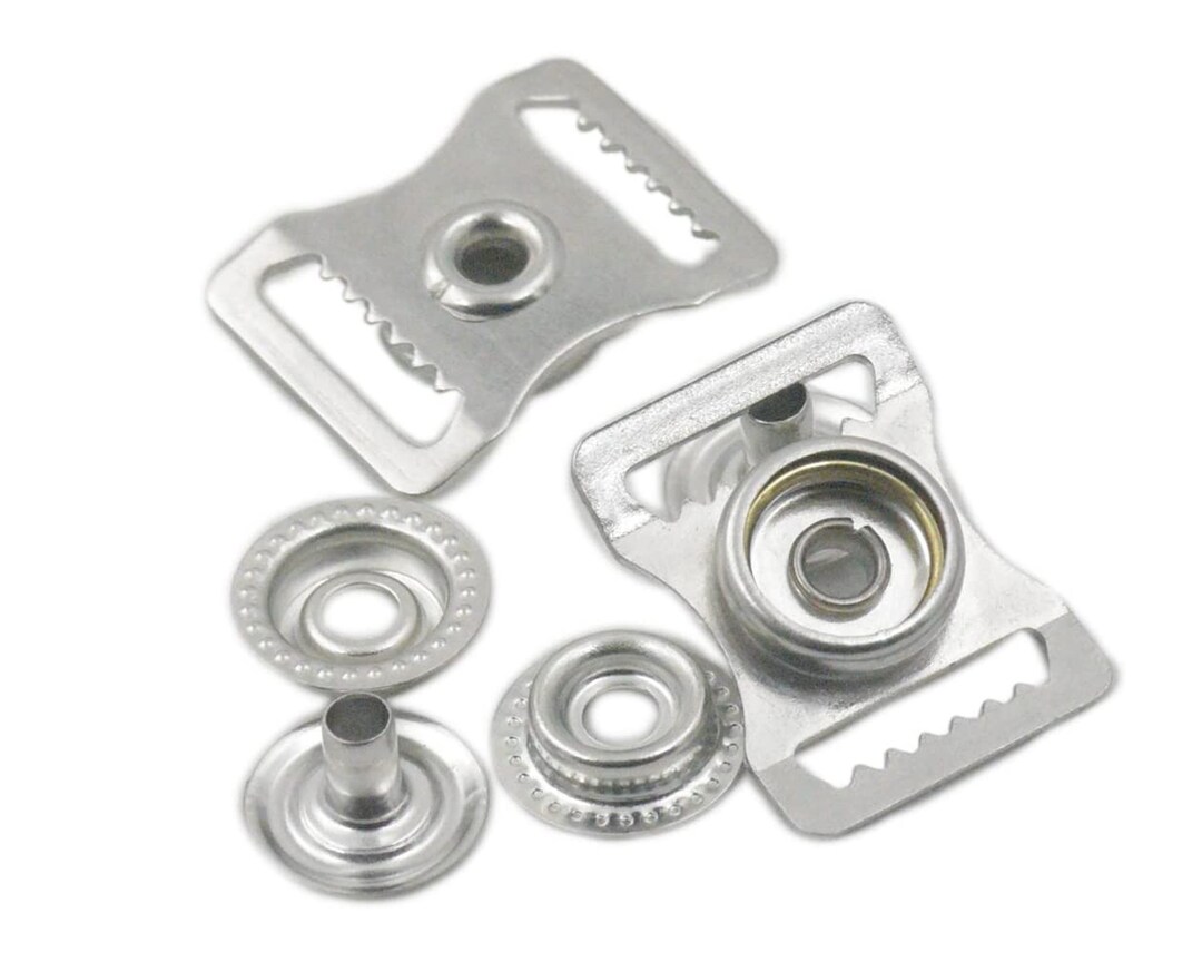 Adjustable Cap Buckle Webbing Non-slip Tooth Snap Fastener Leather ...