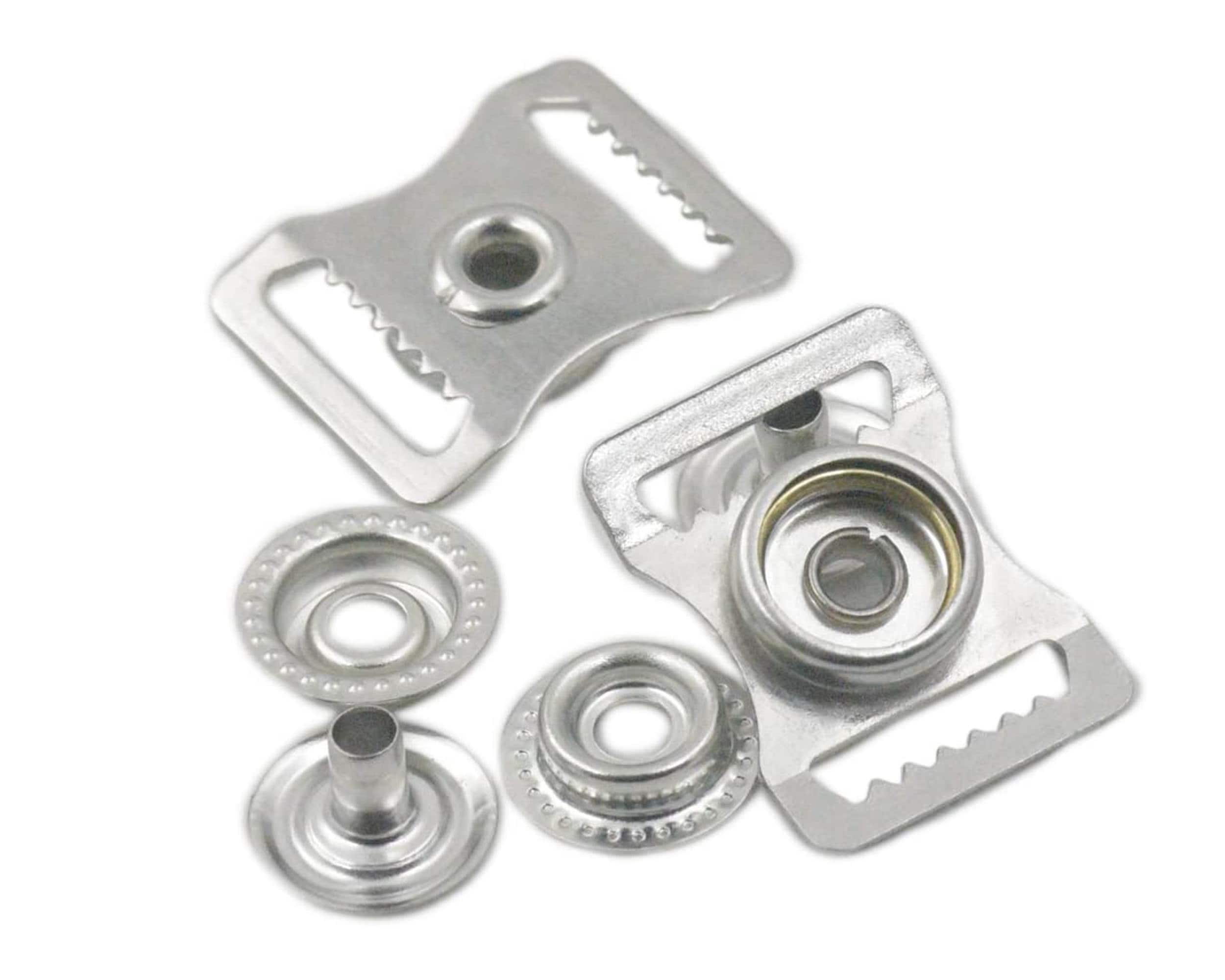 Adjustable Cap Buckle Webbing Non-slip Tooth Snap Fastener Leather ...