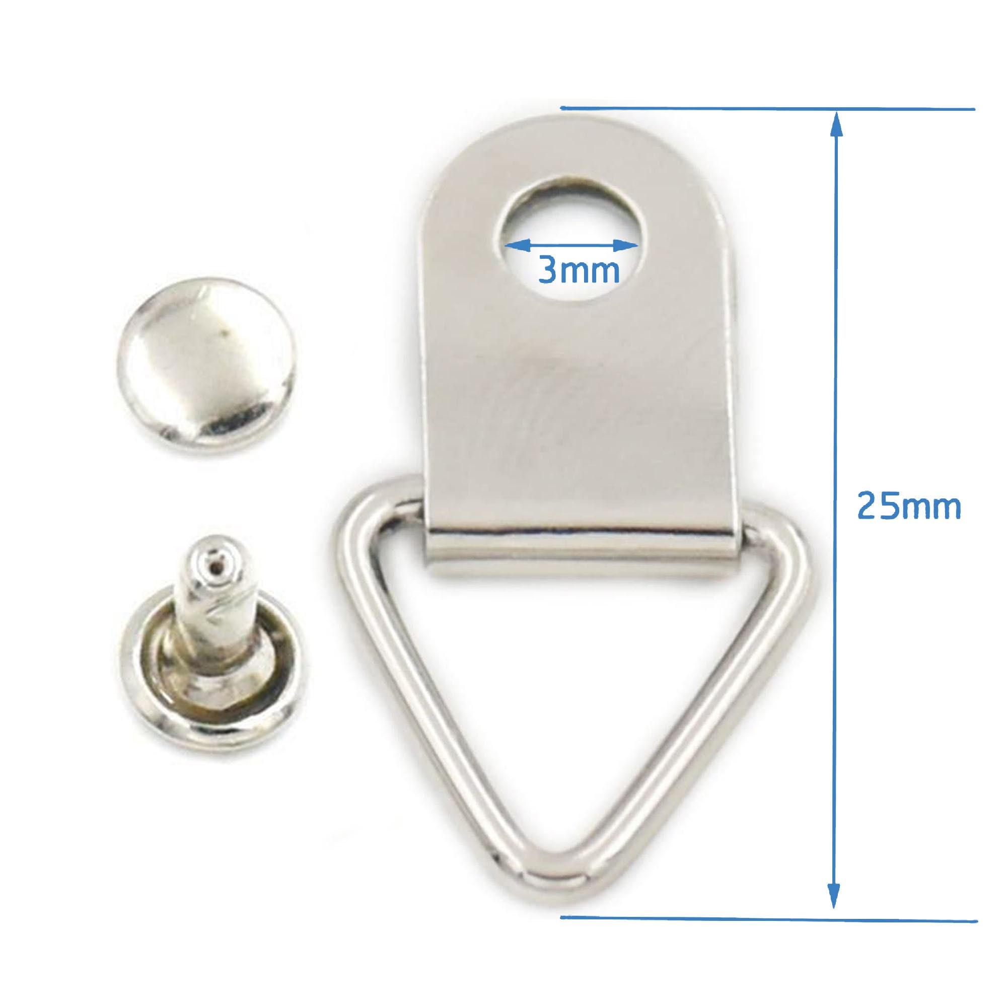 Triangle Frame Framing Fastener & Rivets Stud Snap Cap Triangle Picture ...