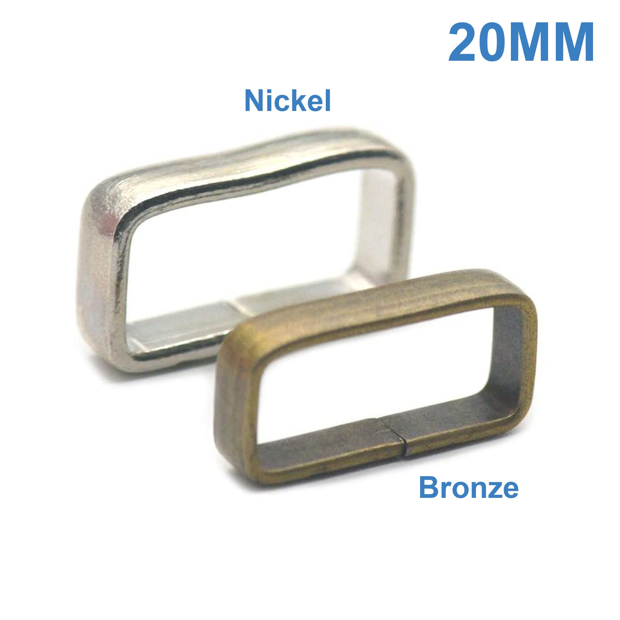 Metal Buckle Ring Welded Buckle Bag Webbing Strap Loop Leather Belt - Etsy