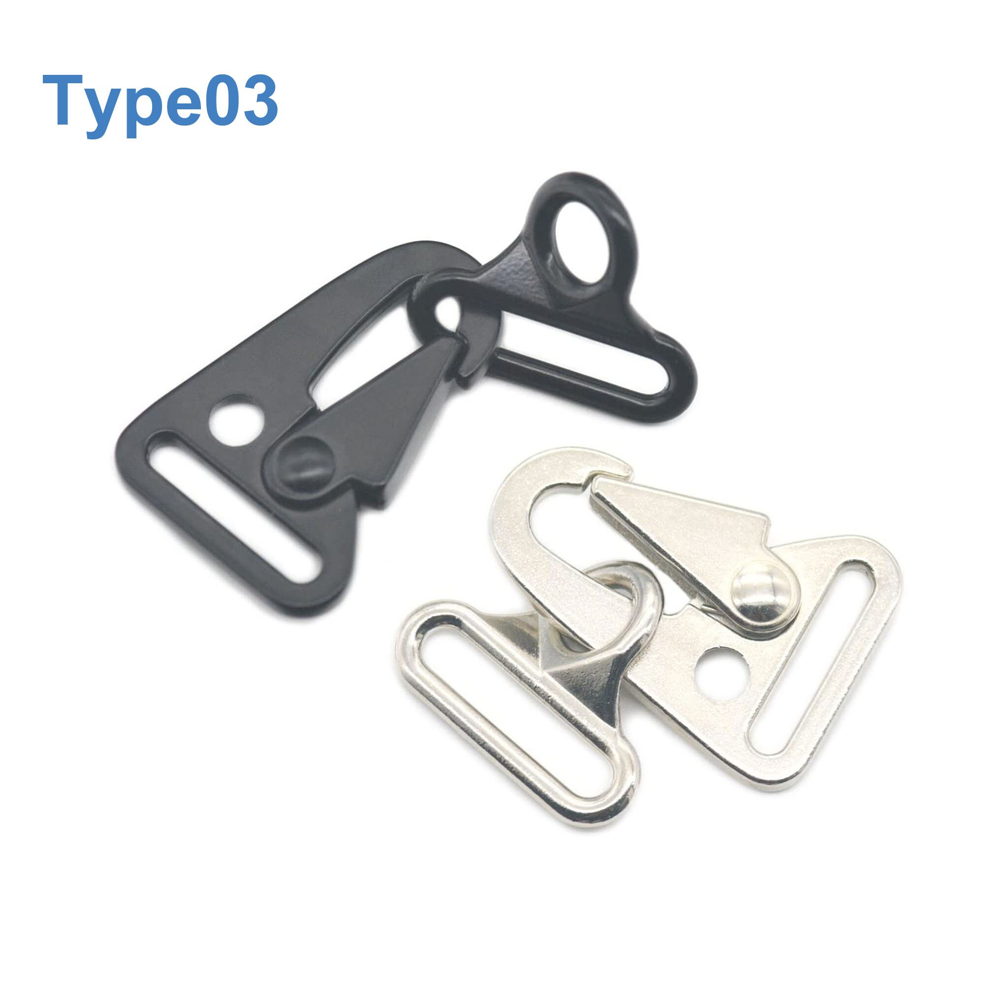 Metal Olecranon Hook Buckle Belt Sling Clips Triangle Snap Webbing ...