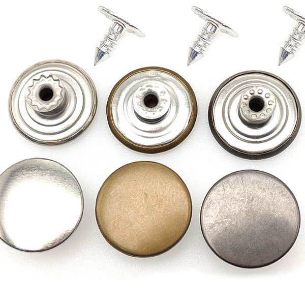 Denim Tack Button - Etsy