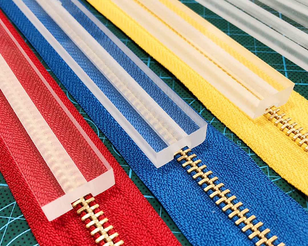 Zipper Adhesive Guide Anti-overflow Tool Acrylic Leather Craft DIY ...