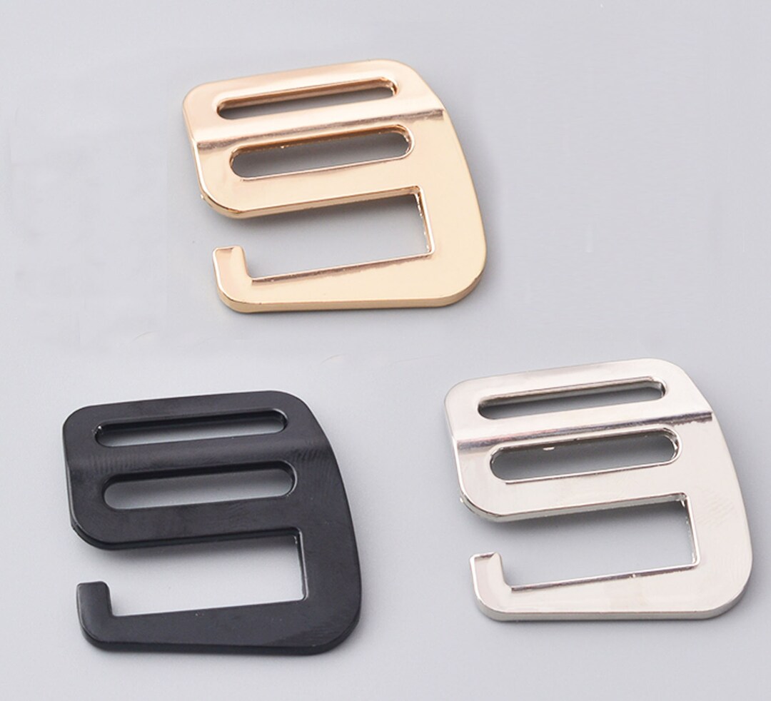Zinc Alloy G 9 Hooks Strap Slide Bra Making Buckle Adjustment Swimwear ...