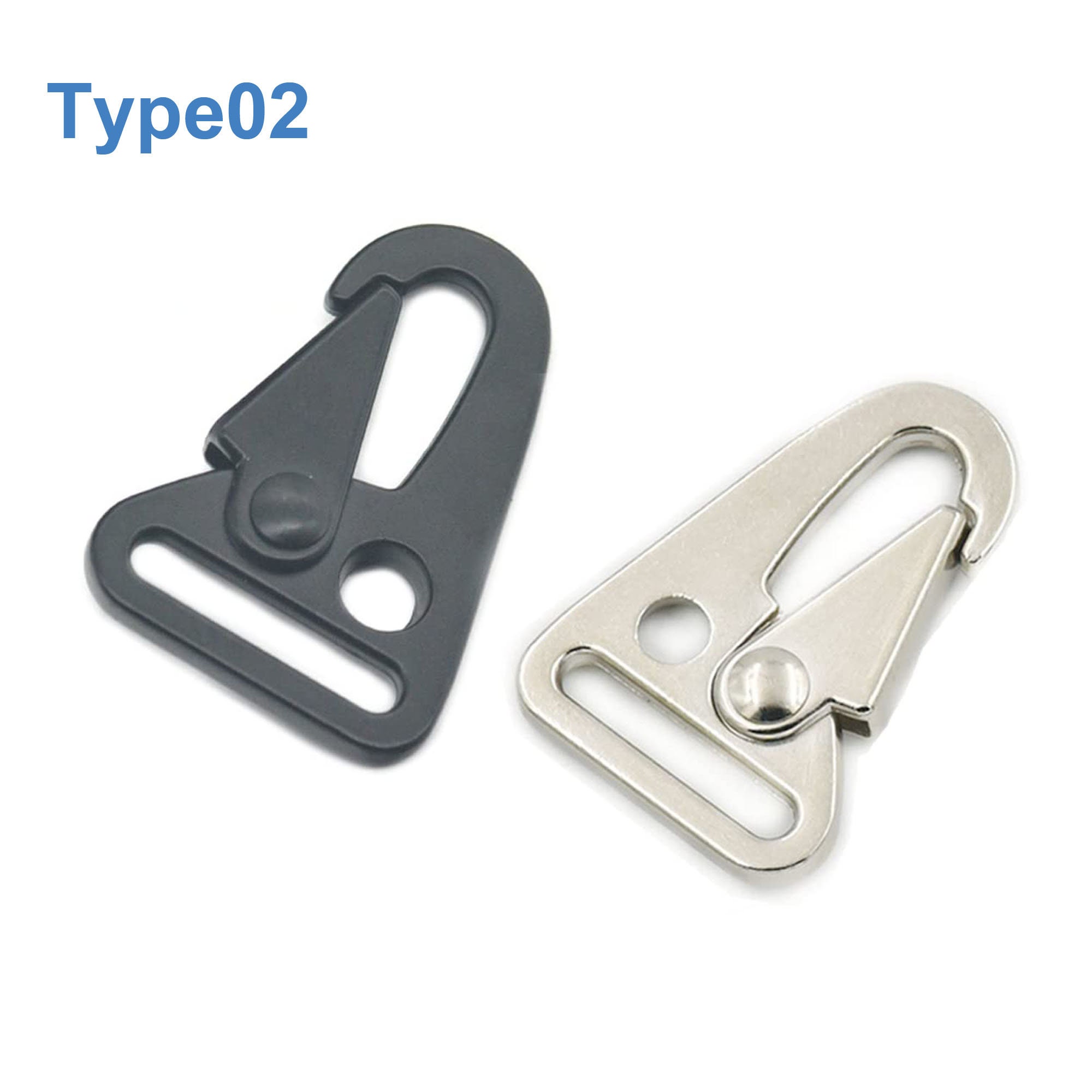 Metal Olecranon Hook Buckle Belt Sling Clips Triangle Snap Webbing ...