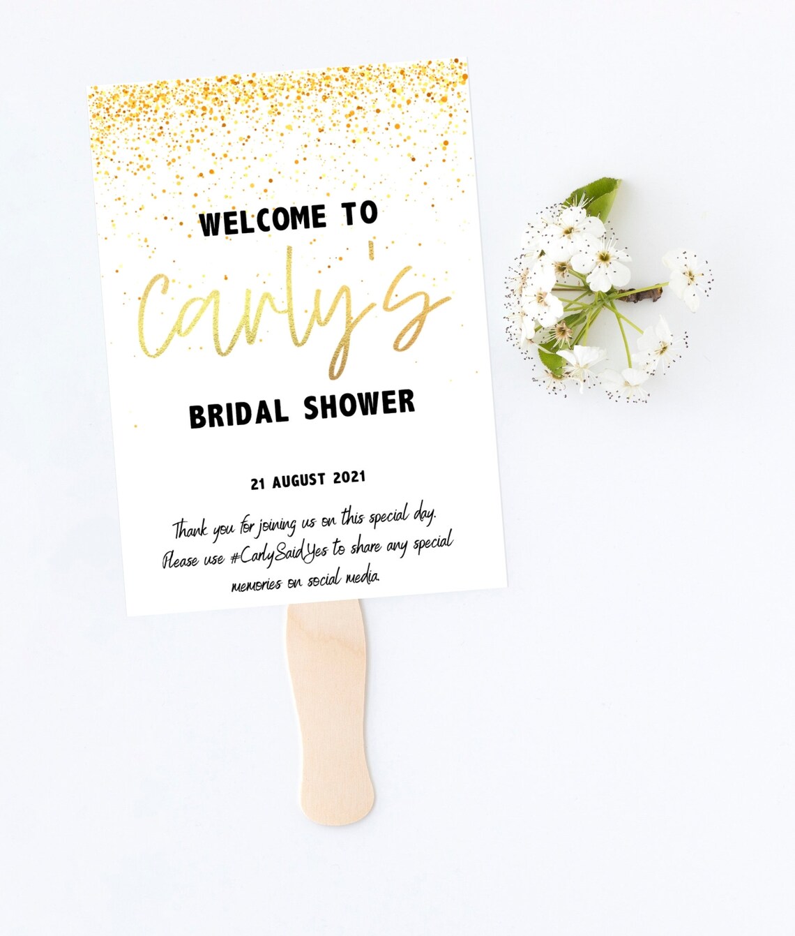 Bridal Shower Itinerary Welcome Card Bridal Shower Menu Etsy