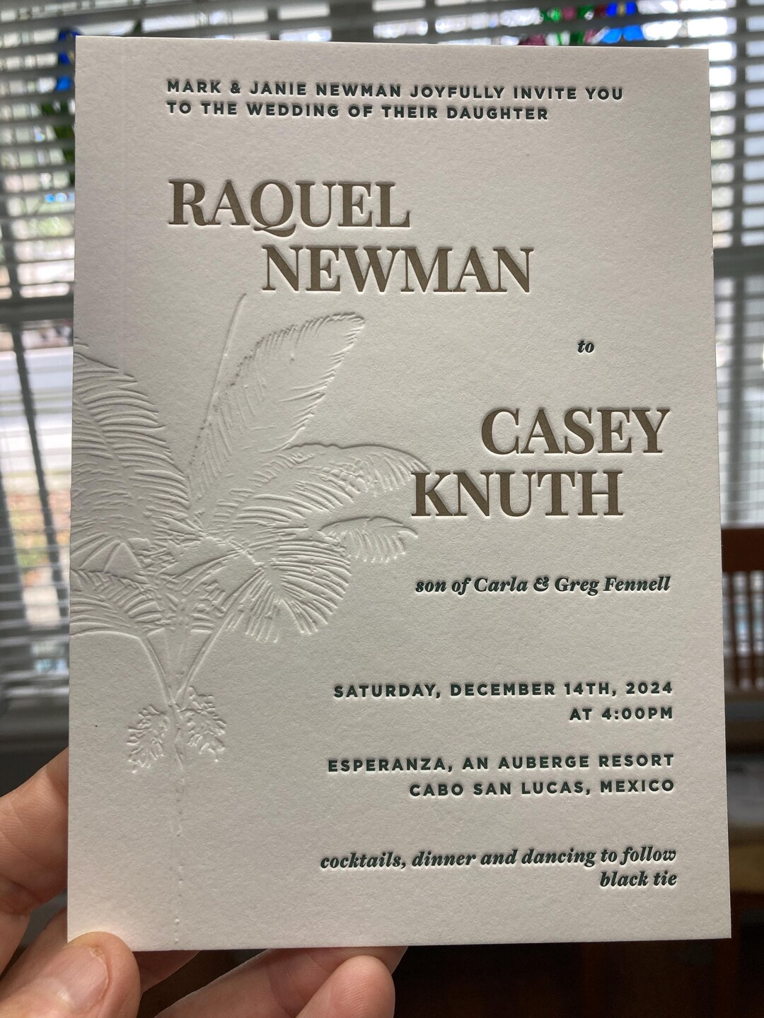 Custom Letterpress Wedding Invitations | Letterpress Wedding Suite ...