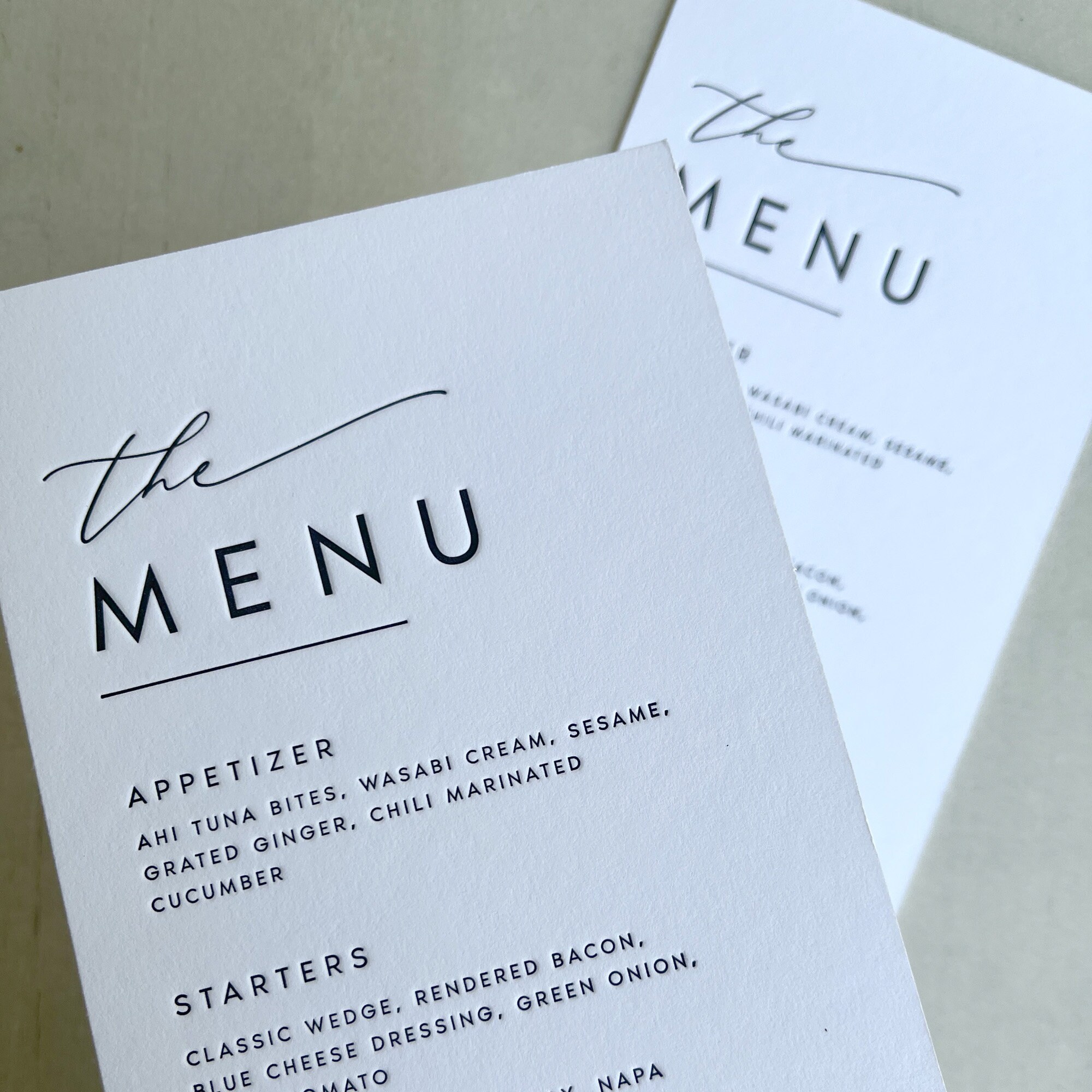 Banquet Menu Design