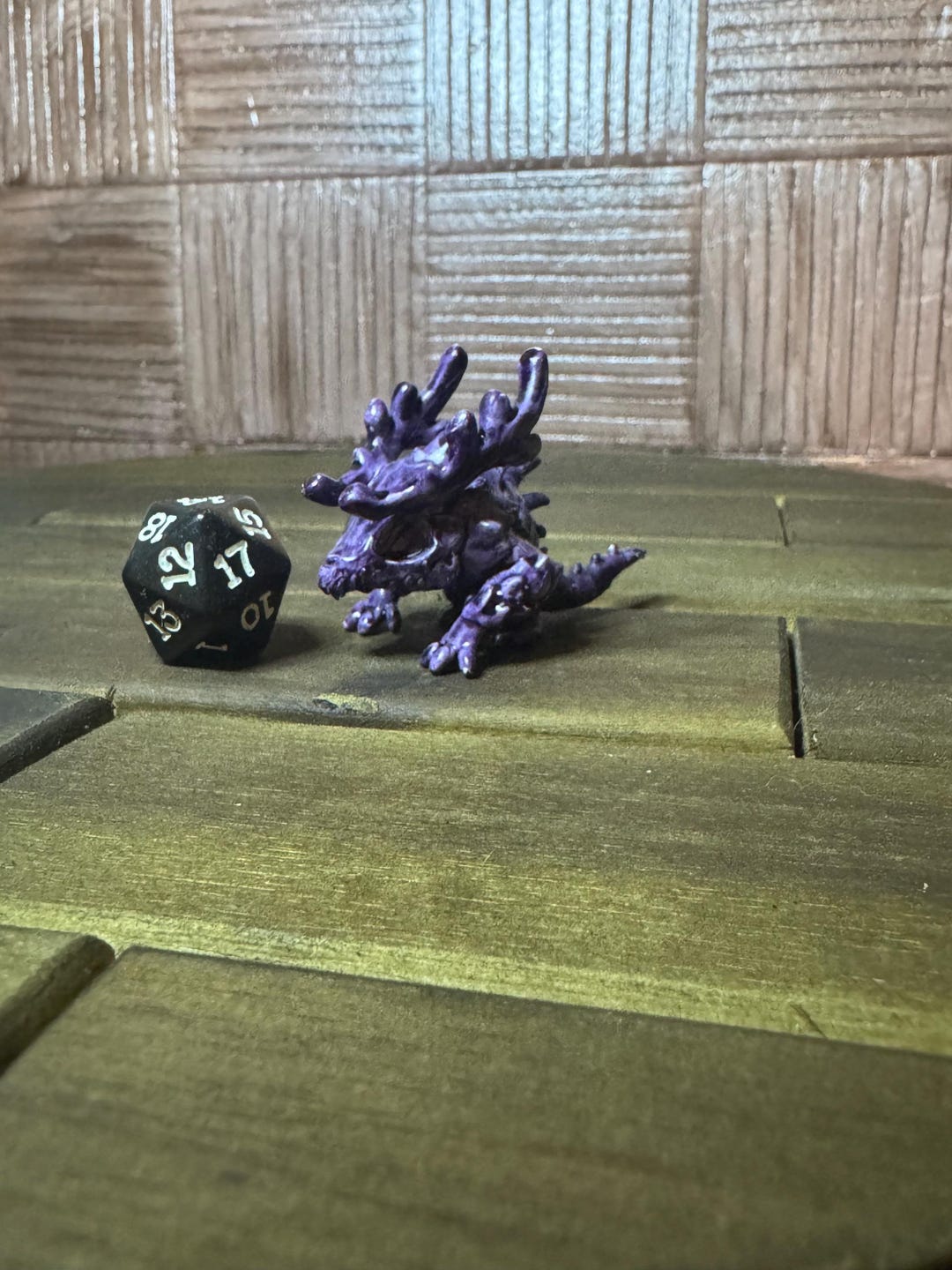 Hand Painted - Grumpiiart - Purple Wendigo - Etsy