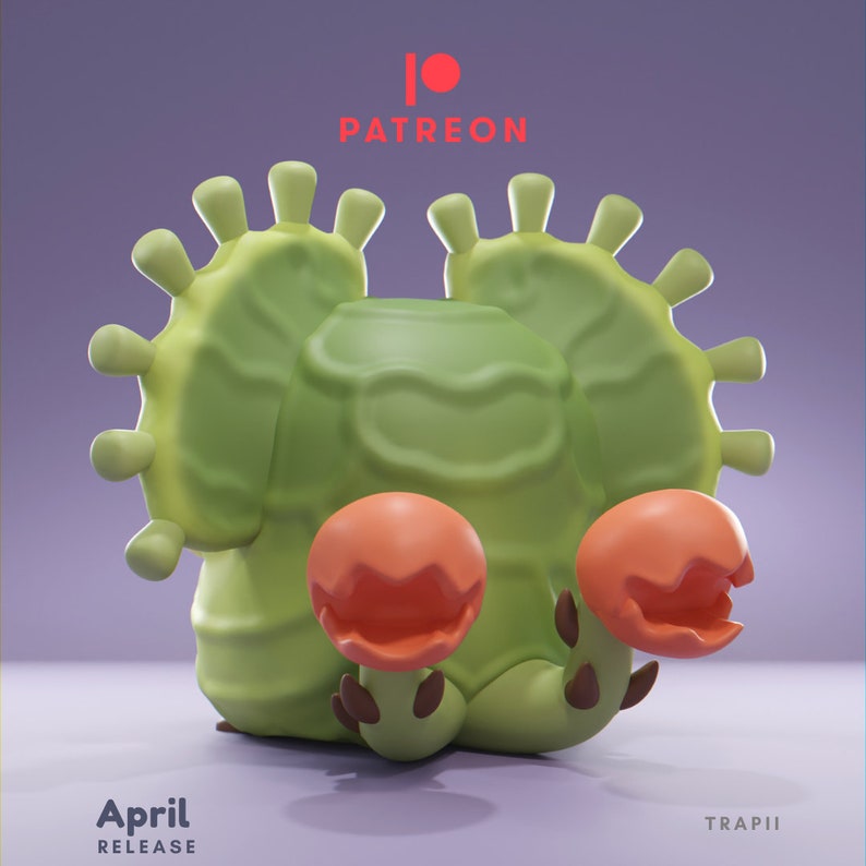 Grumpii Art - Cactii - Draterpillar - Trapii - Leafinix - Etsy