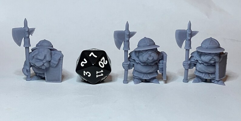 Pug Town Guards Dnd Miniatures - Etsy