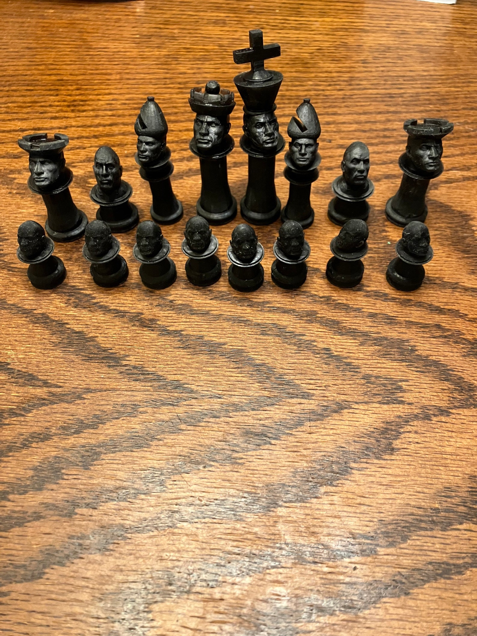 3d Printed the Rock Chess Set - Etsy