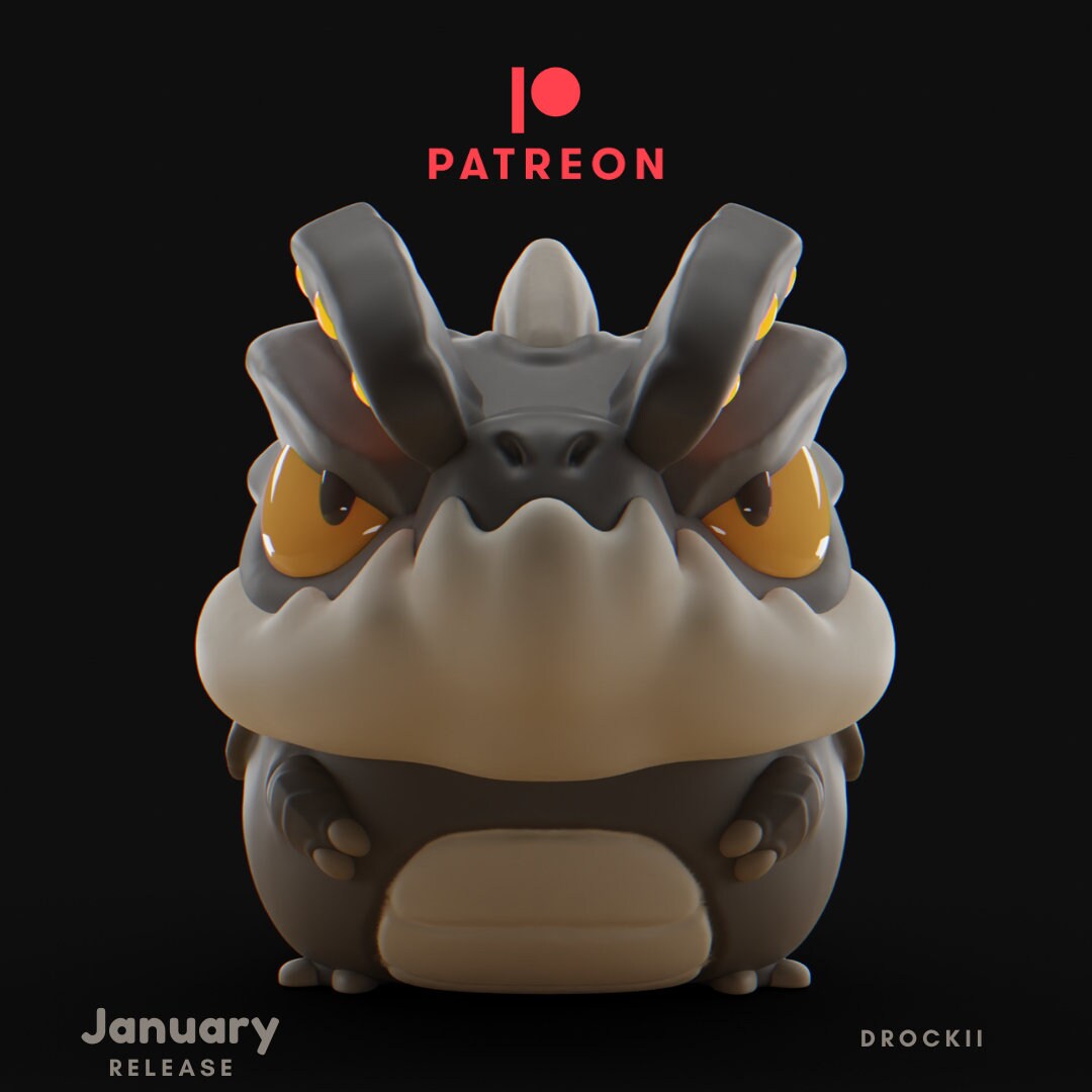 Grumpii Art Vokano Kabuto Drockii Jumpii - Etsy