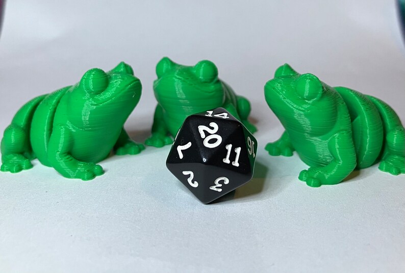Zou3d Tiny Articulate Frog - Etsy