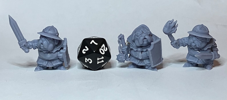 Pug Town Guards Dnd Miniatures - Etsy
