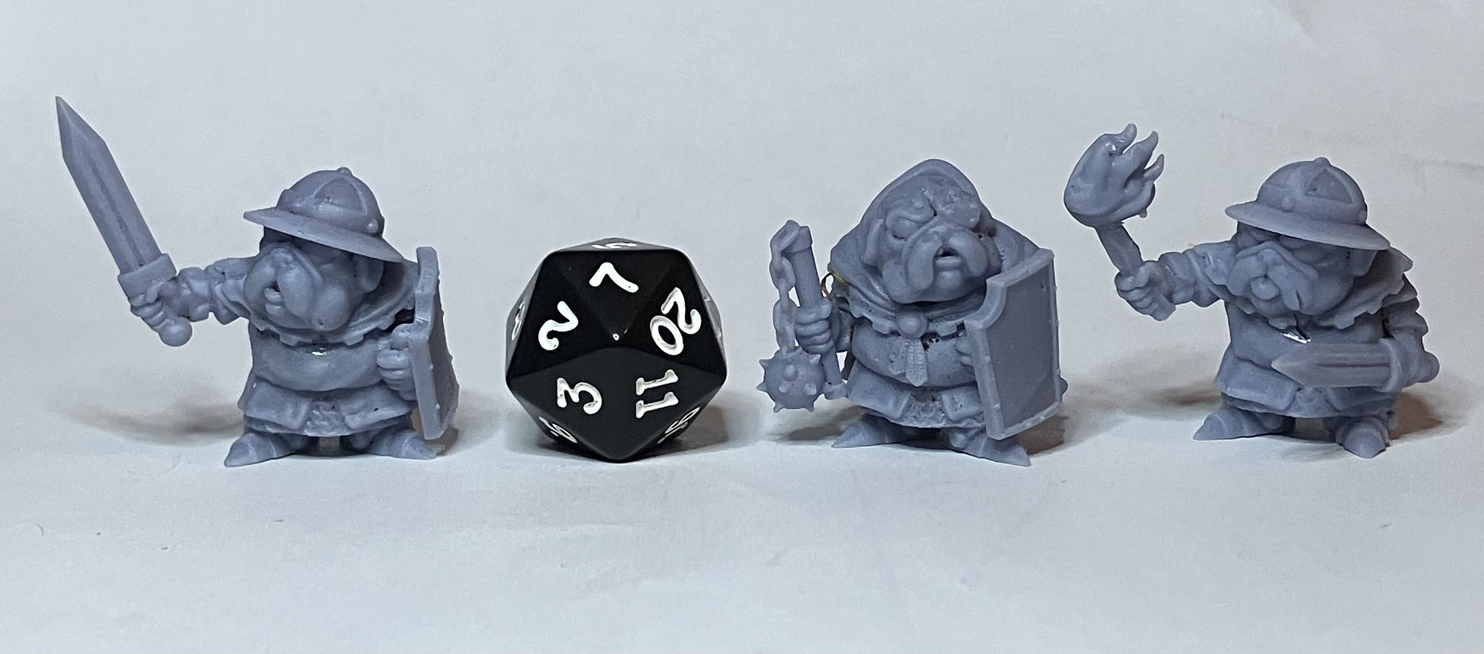 Pug Town Guards Dnd Miniatures - Etsy