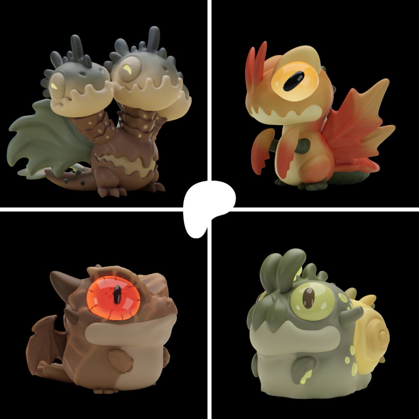 Grumpii Art - Triplii - Mantii - Santanic Leafii - Slowii - Etsy