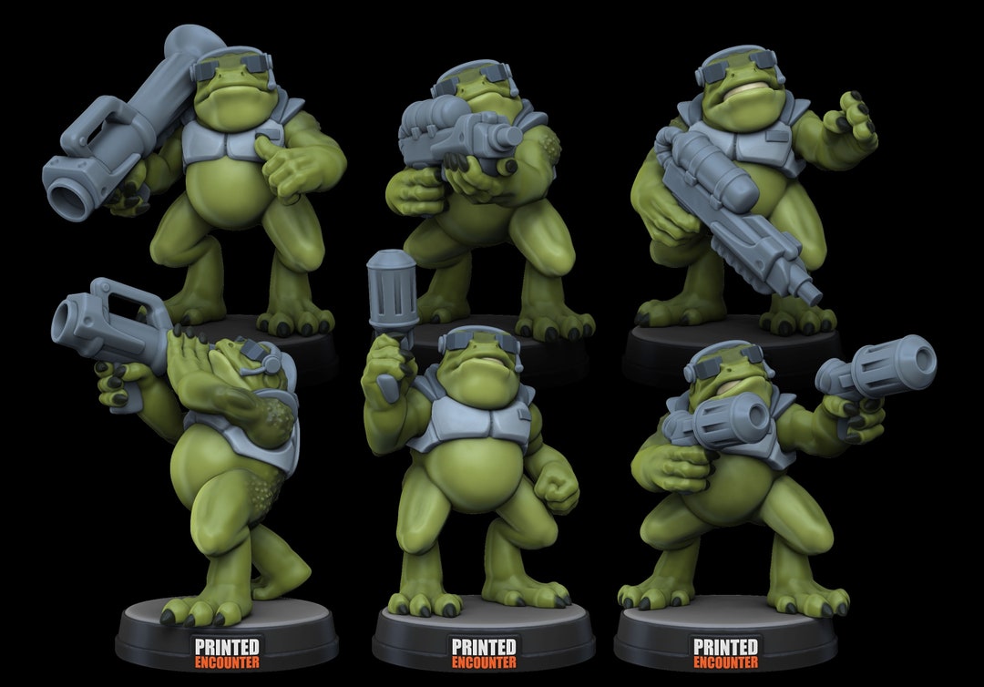 Printed Encounter Space Toad Squad - Etsy