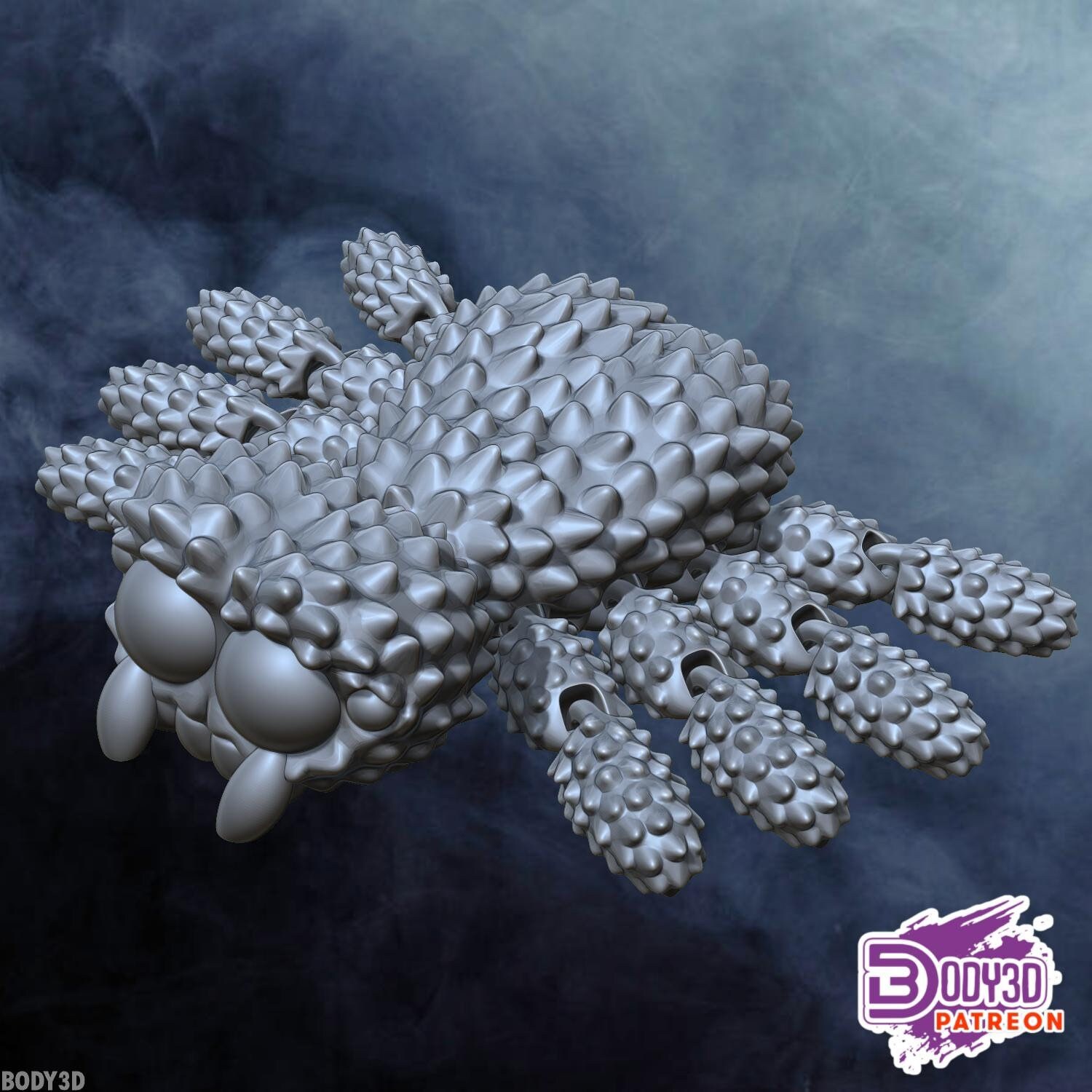 Body 3d Articulate Spider - Etsy