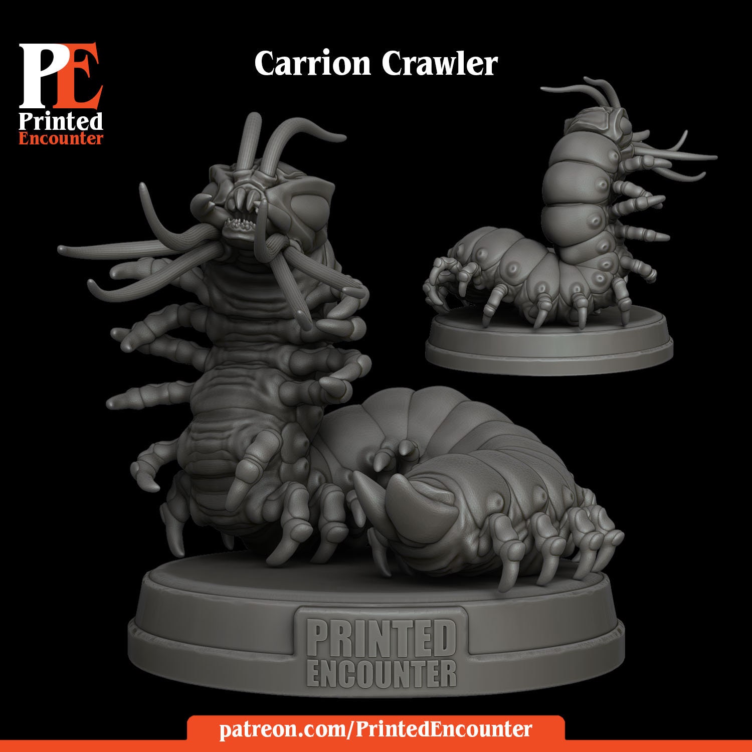 Printed Encounter Carrion Crawler - Etsy