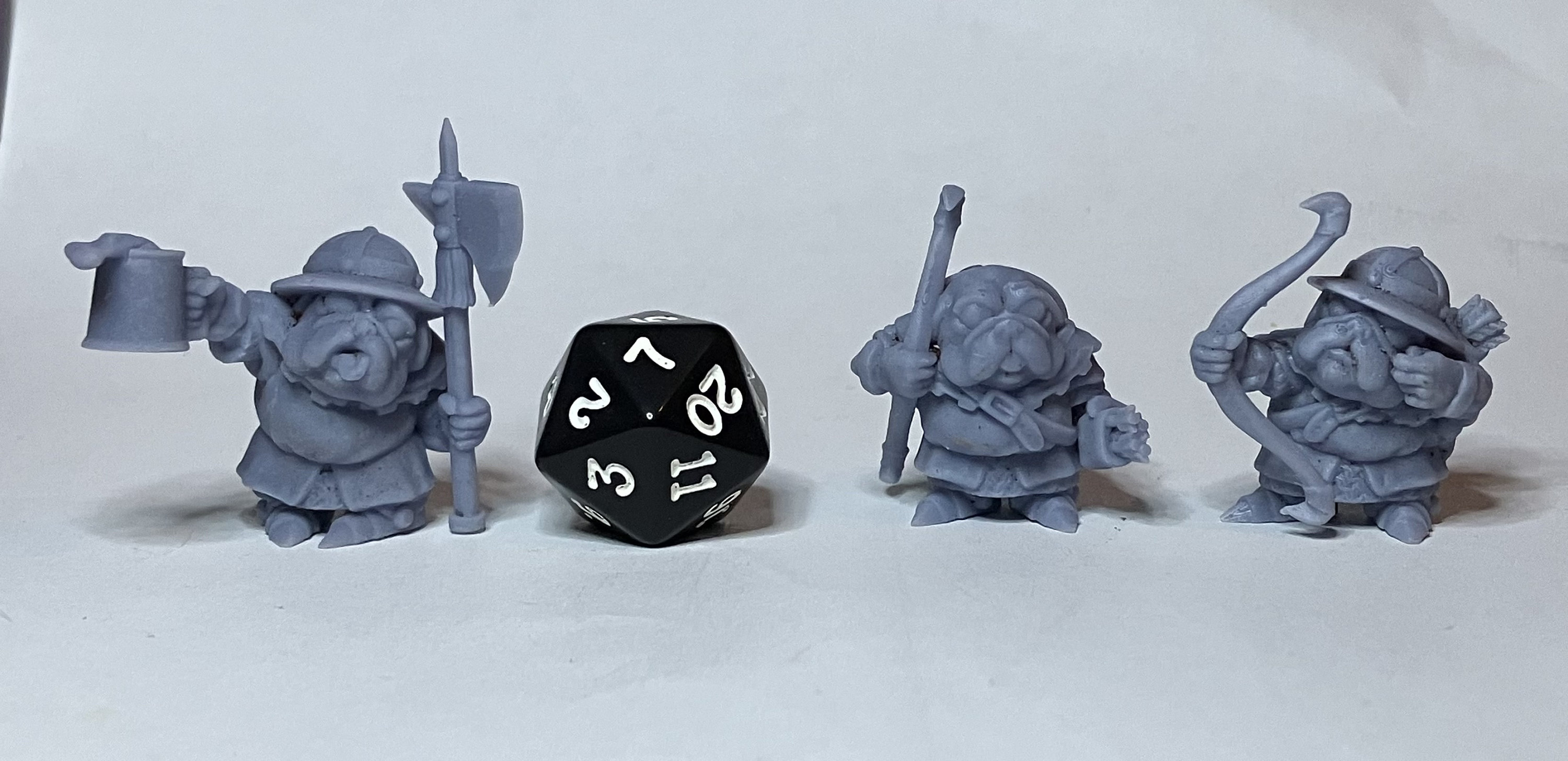 Pug Town Guards Dnd Miniatures - Etsy