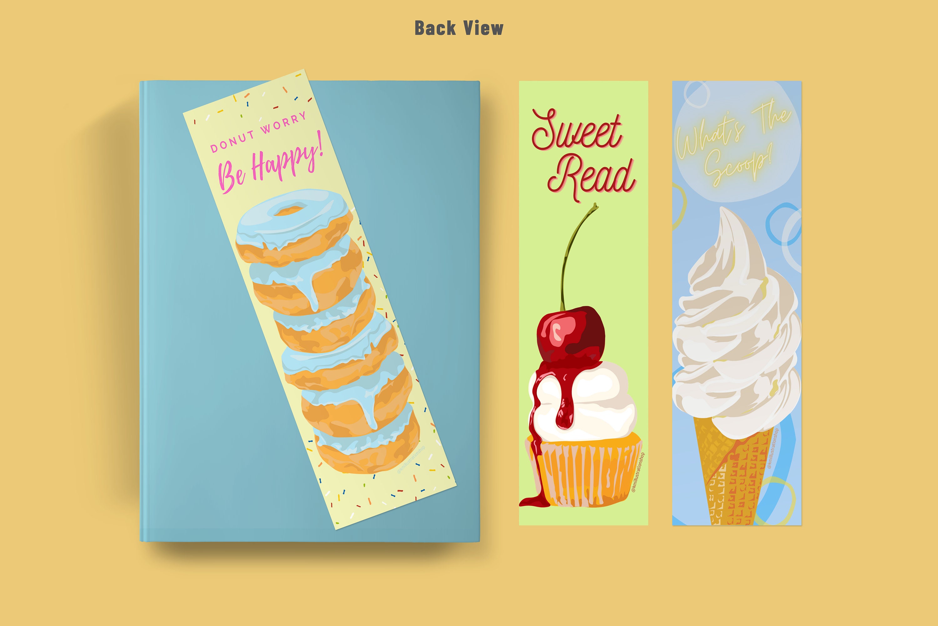 Dessert Bookmark Printable