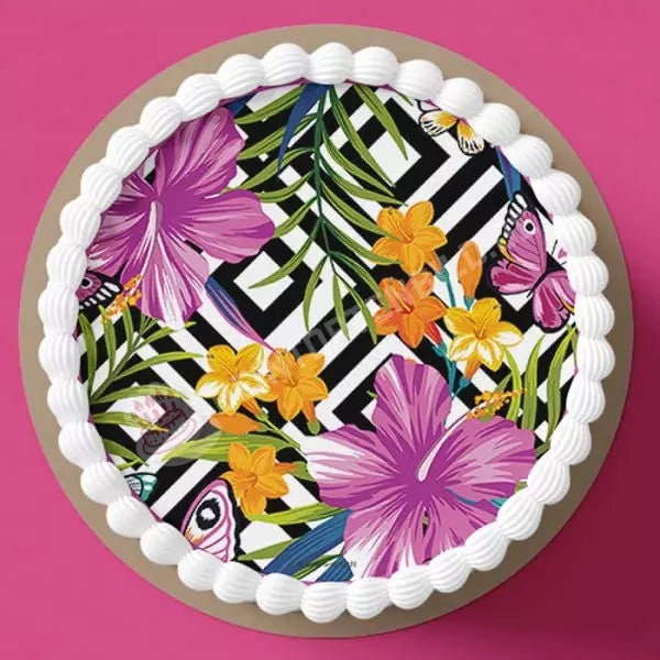 Cake Topper Birthday Personalized Fondant Sugar Picture Edible - Etsy