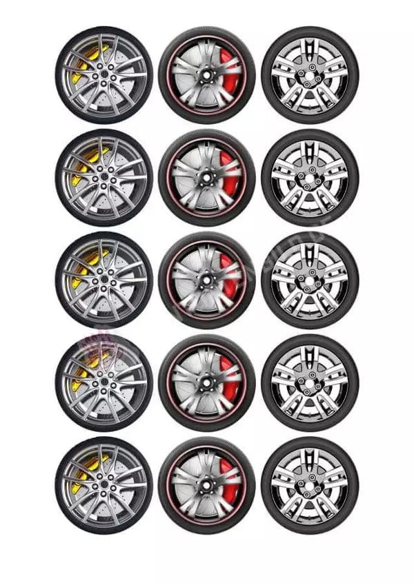 Cupcake Birthday Fondant Sugar Image Kids Edible Cake Topper Muffin ...