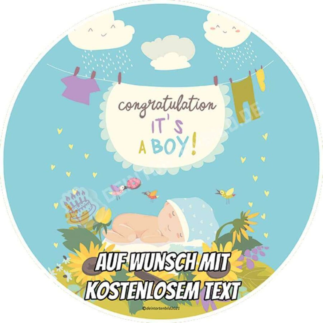 Cake Topper Birthday Personalized Fondant Sugar Picture Edible Motif ...