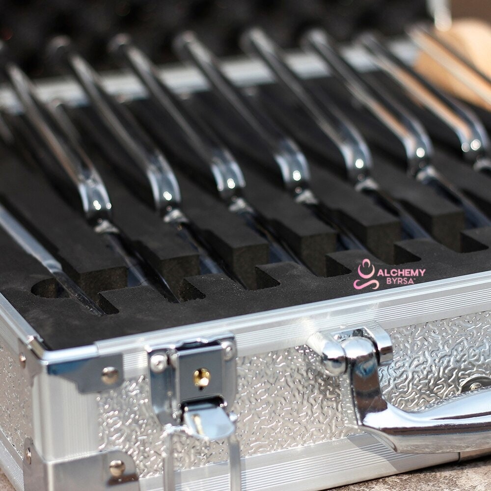 Set of 8 Quartz Crystal Tuning Forks 432hz 4th Octave 10mm | Etsy