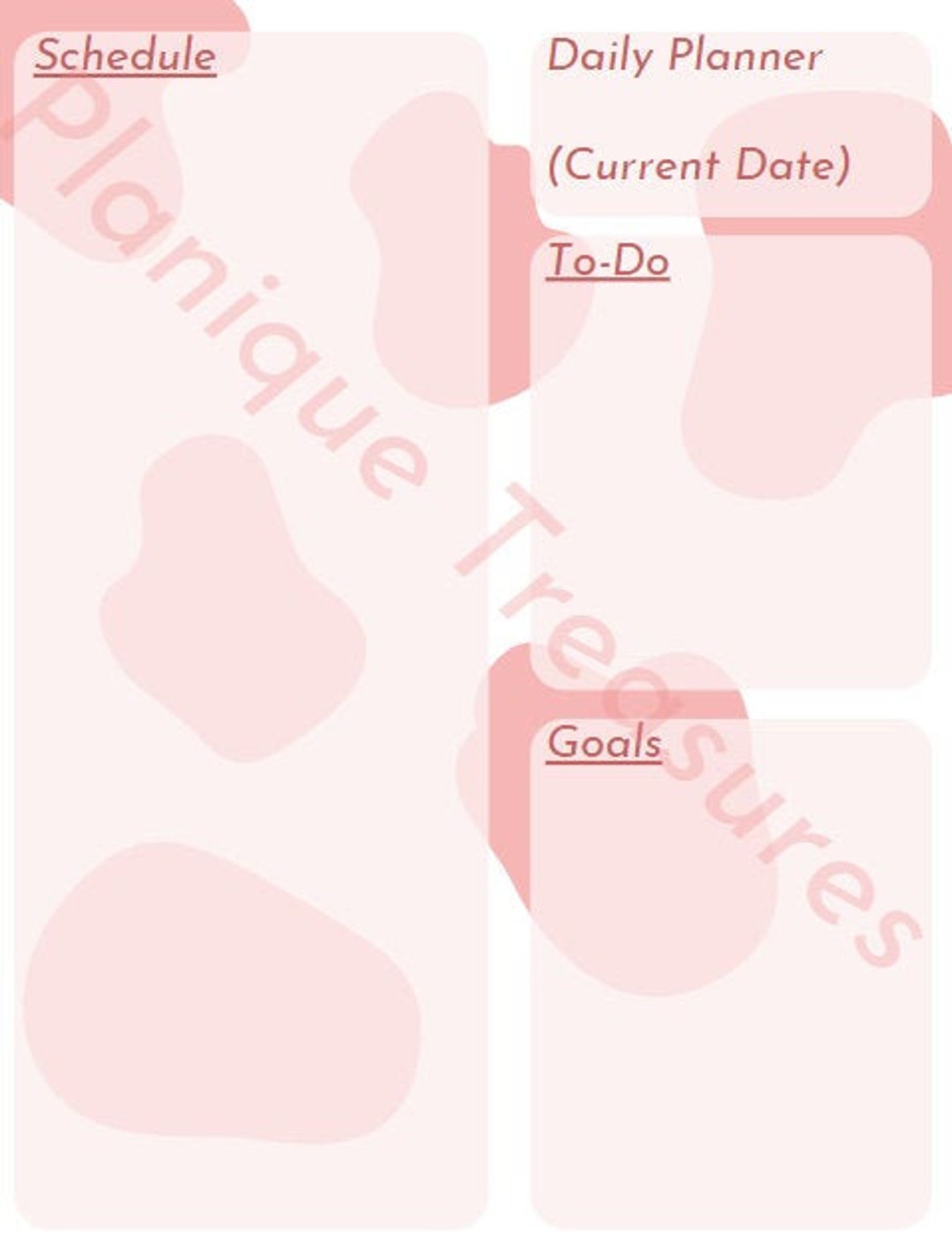 Strawberry Cow Print Digital Planner - Etsy