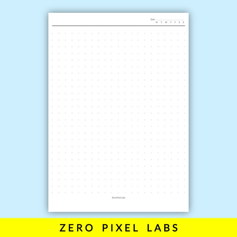 Bundle Lined Grid Dotted Notebook Paper Journal PDF Printable, A4, A5 ...