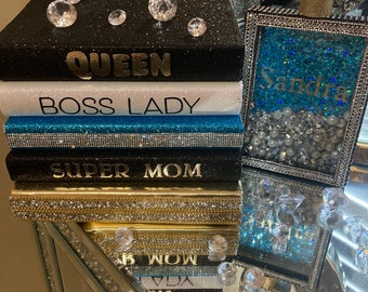 Bling Book Stack | Etsy